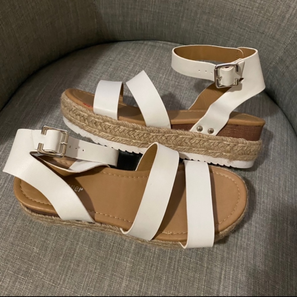 Forever Espadrille Platform Sandals - Gem